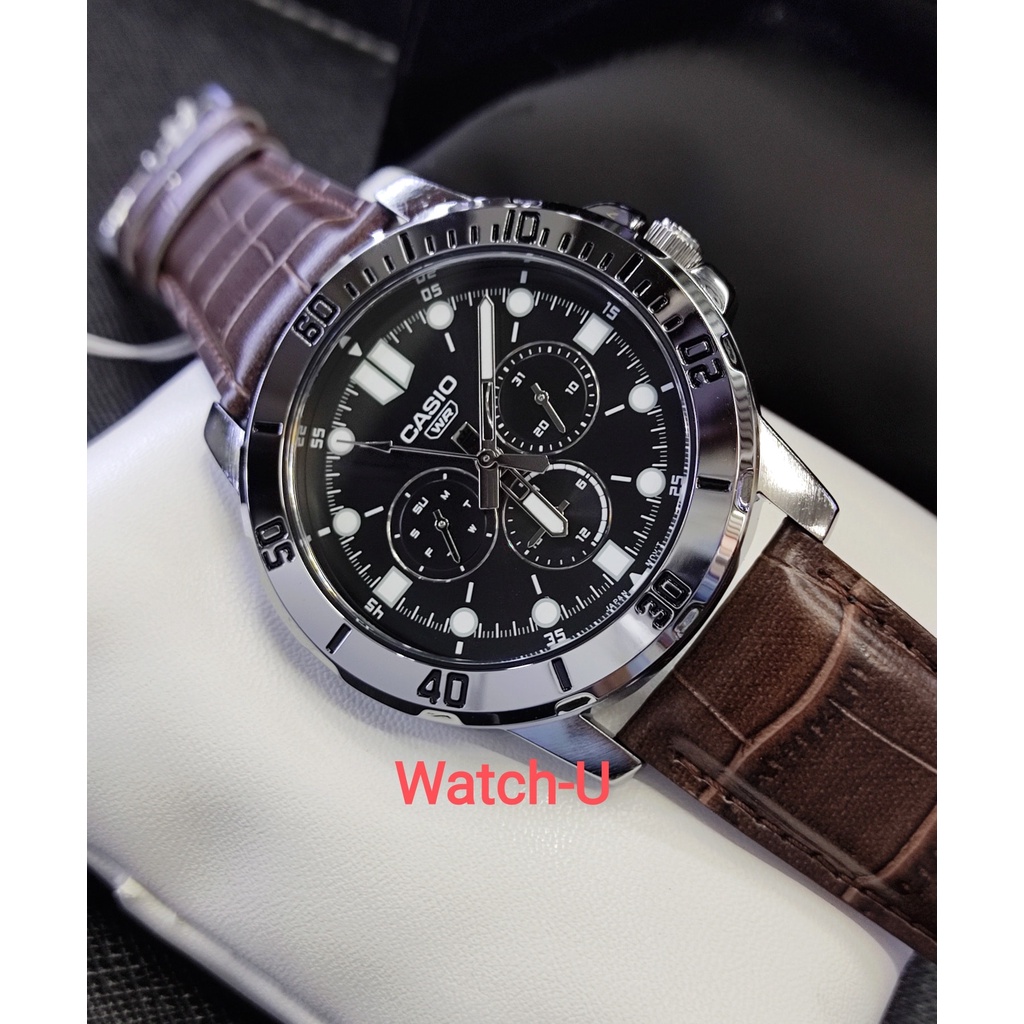 นาฬิกาคาสิโอ Casio STANDARD Analog MTP-VD300D รุ่น MTP-VD300D-1 MTP-VD300D-1E MTP-VD300D-2 MTP ...