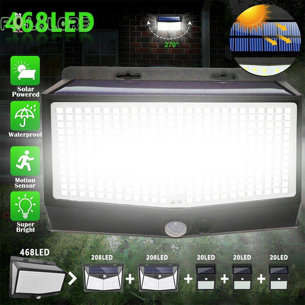 โคมไฟติดผนังพลังงานแสงอาทิตย์ระบบเซนเซอร์ 468 Led - folklore.th - ThaiPick