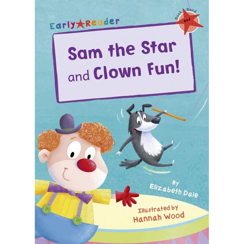DKTODAY หนังสือ Early Reader Red 2 : Sam the Star and Clown Fun! | Shopee Thailand