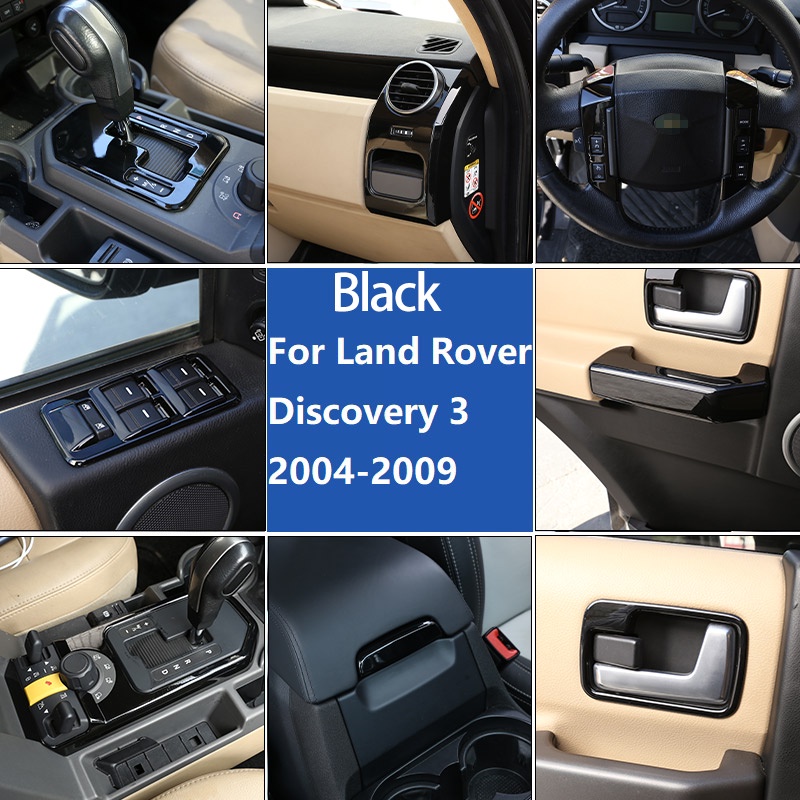 For 2004-2009 Land Rover Discovery 3 Lr3 Abs Black Car Interior ...