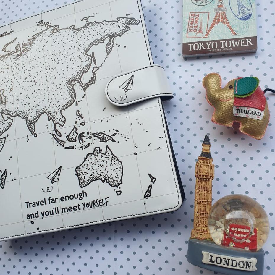 The Best. Binder Printing World Map A5 B5 20 26 อุปกรณ์เครื่องเขียนแหวน ...