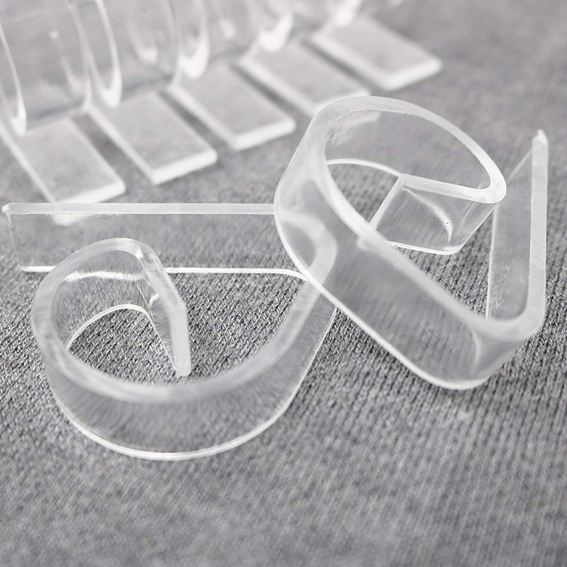 72 Pack Plastic Tablecloth Clips, Clear Table Cover Cloth Clamps ...