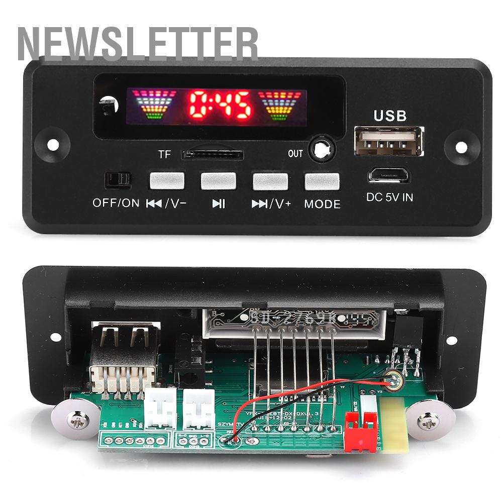 Newsletter Bluetooth 5.0 Audio MP3 Decoder Board Module with Remote ...