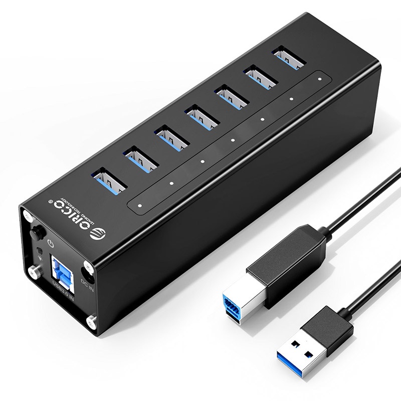 Orico USB3.0 extender พร้อมแหล่งจ่ายไฟความเร็วสูงหนึ่งสำหรับสี่ส่วนขยาย ...
