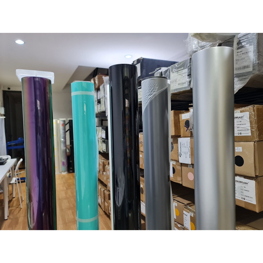 Colorflash ฟิล์มเปลี่ยนสีรถ สีรถยนต์ มอเตอร์ไซค์ ฟิล์มกันรอย กัน UV ฟิล์มติดรถ Wrap Film ...