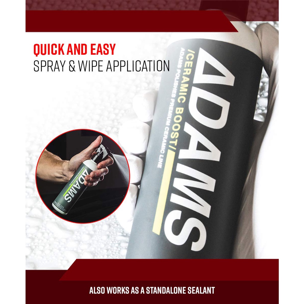 Adams Ceramic Boost 2.0 (12 oz355 ml) สเปรย์เคลือบเซรามิก ปกป้องได้ยาว ...