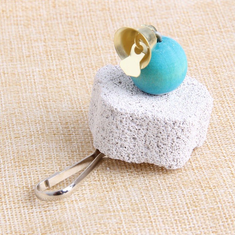 lucky* Parrot Mouth Grinding Stone Molars Stone Hanging String Chewing ...