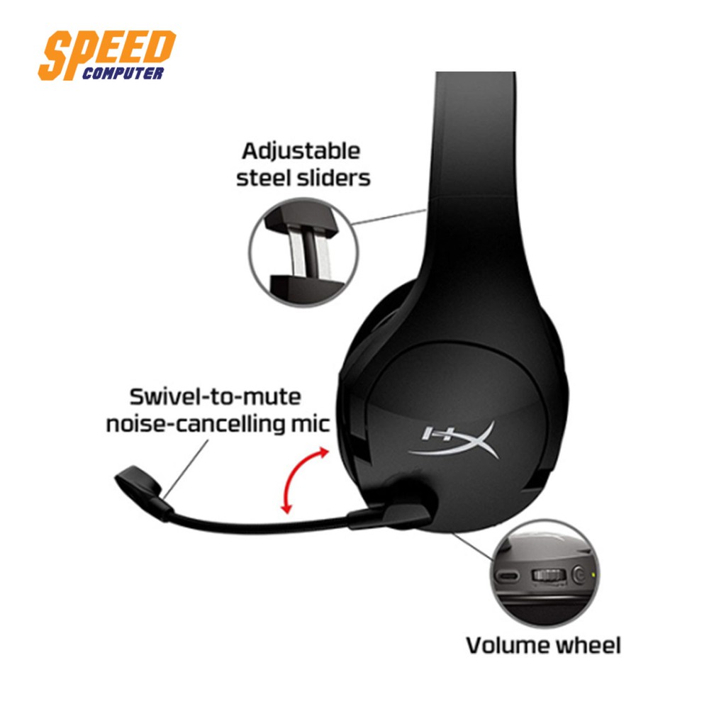 HEADSET (หูฟัง) HYPERX GAMING HEADSET CLOUD STINGER CORE WIRELESS 7.1 By Speedcom - _gmpdr1u3d ...