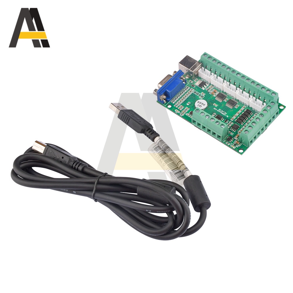 MACH3 Interface Board 100Hz USB 12 24V เครื่องแกะสลักสำหรับ cnc motion ...