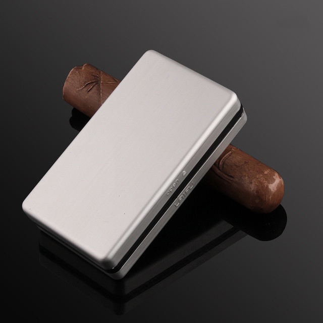 กล่องซิการ์：Metal Aluminum Cigarette Case 10cs Cigarettes Holder ...