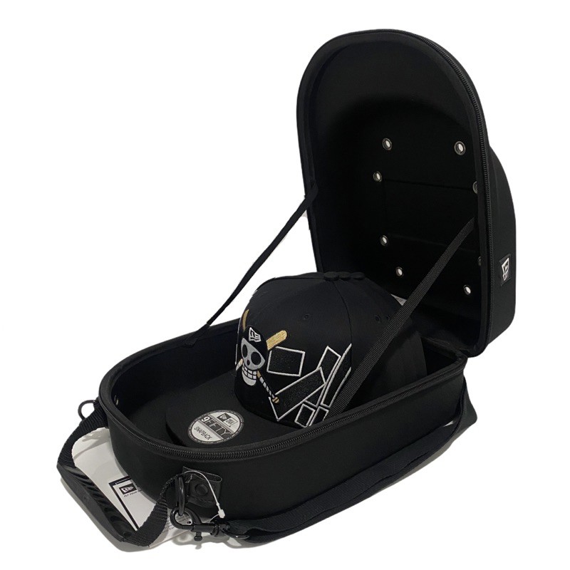 HAT CARRIER BAG BEG SIMPAN TOPI WHITEBLACKGREY CUSTOM 6 PAX 6 BUAH TOPI ...