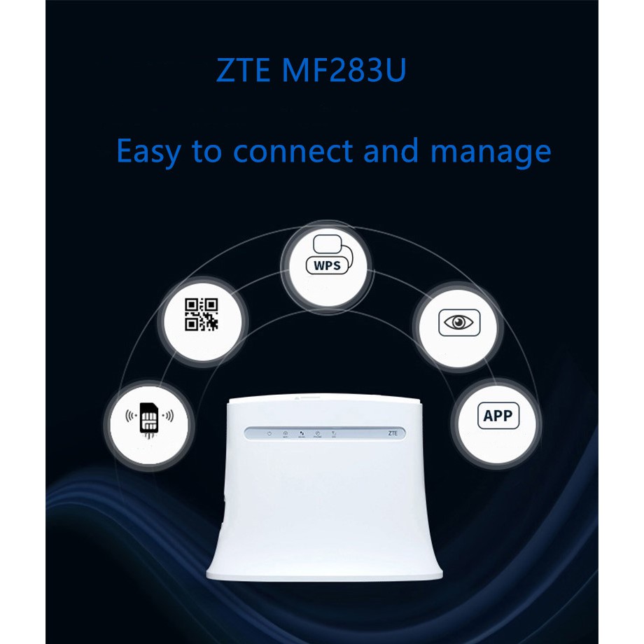 ZTE MF283U 4G WIFI SIM Router LTE ใช้งานได้ทุกค่าย AISTRUEDTACMY ZTE ...
