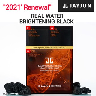 [JAYJUN] Moisturizer Real Water Brightening Black Mask (10 pcs) j2Xw | Shopee Thailand