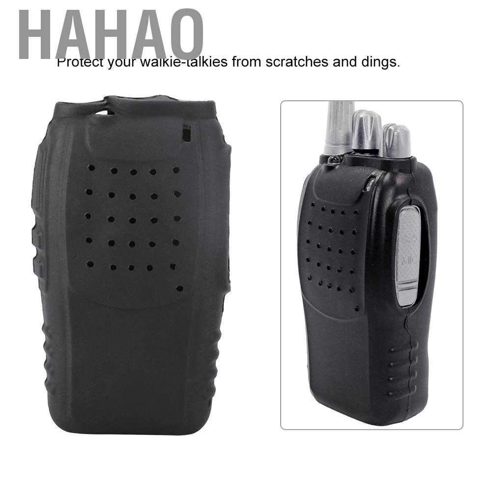 Hahao Two Way Radio Case Walkie Talkies Holster Silicone Black for ...