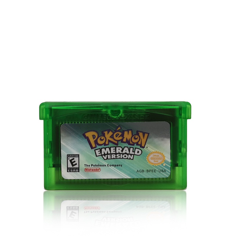Pokemon GBC NDSL GB GBM GBA SP Game Card Series Ruby Firered Emerald ...