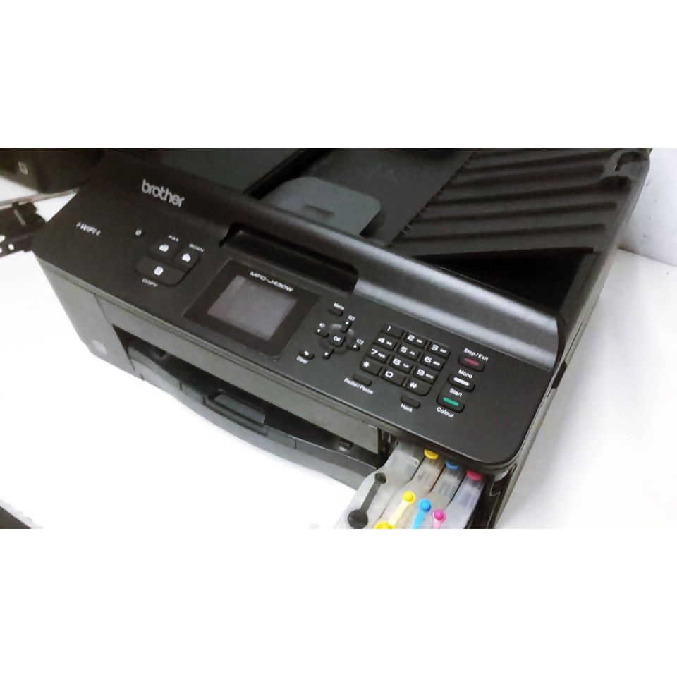 ปริ้นผ่านมือถือได้ สแกนต่อเนื่อง ถ่ายเอกสาร Brother DCP J430W | Shopee ...