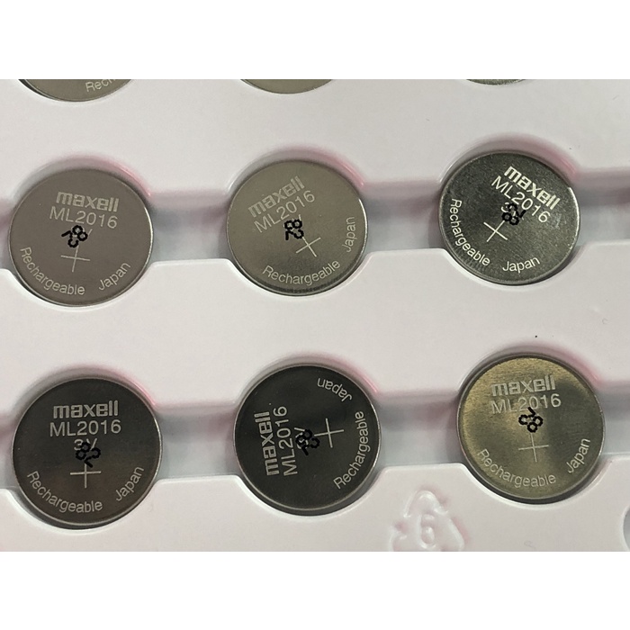 2PCSLOT New Original Maxell ML2016 ML 2016 3v Li-Ion Lithium Ion ...