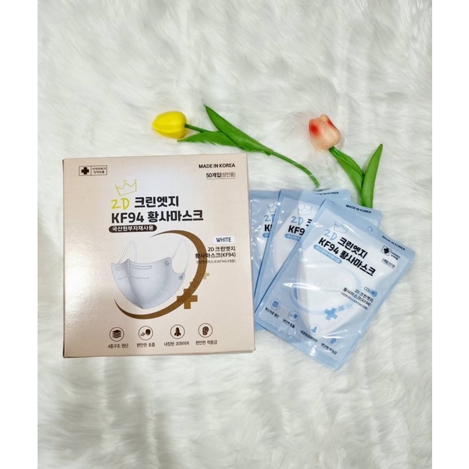 2D Clean Edge KF94 mask Bird Beak หน้ากากอนามัยป้องกันไวรัสและฝุ่นPM 2. ...