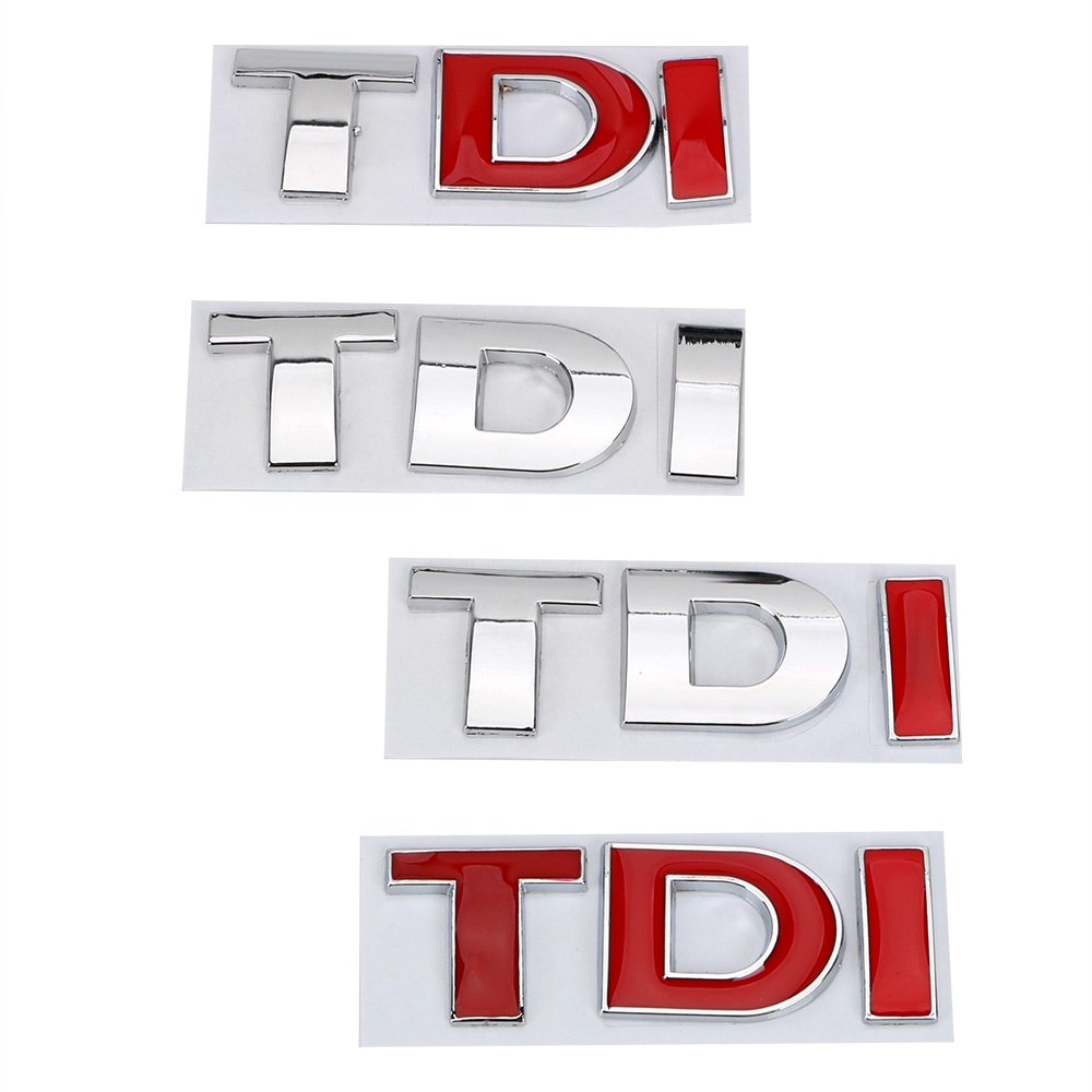 1PC Emblem Badge TDI Logo Car Sticker for VW Golf JETTA PASSAT MK4 MK5 ...