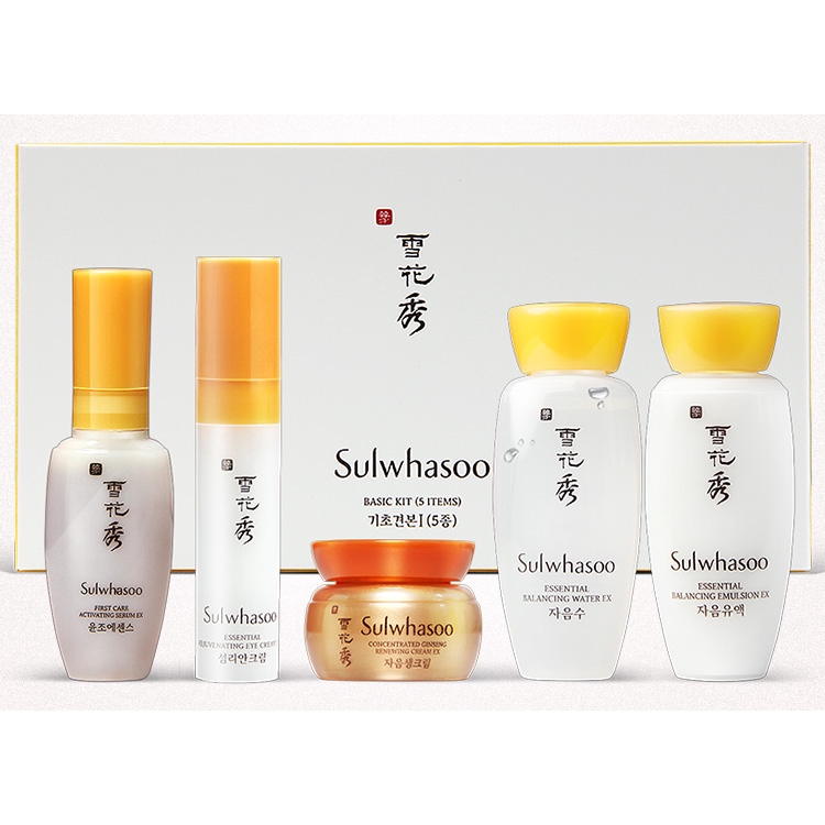 5Pcsset Sulwhasoo Basic Kits Skin Care โซลวาซู - hkshare.th - ThaiPick