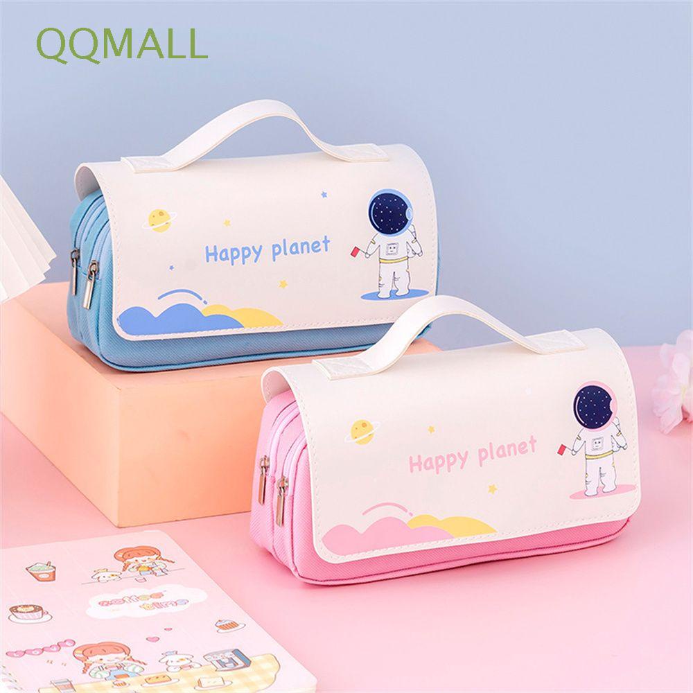 QQMALL Portable Kawaii Pencil Case Waterproof School Pencil Cases ...