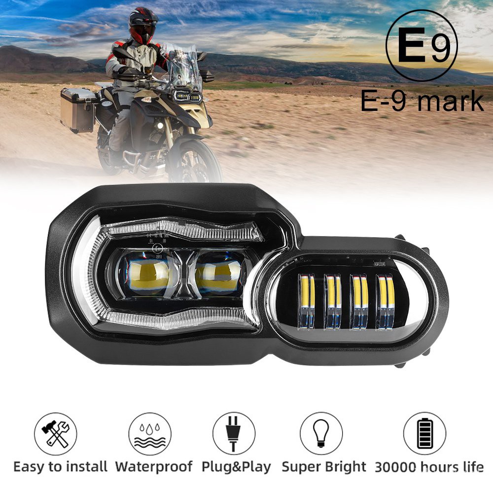 Big Sale! E-mark Approved Headlights for BMW F650GS F700GS F800GS ADV ...