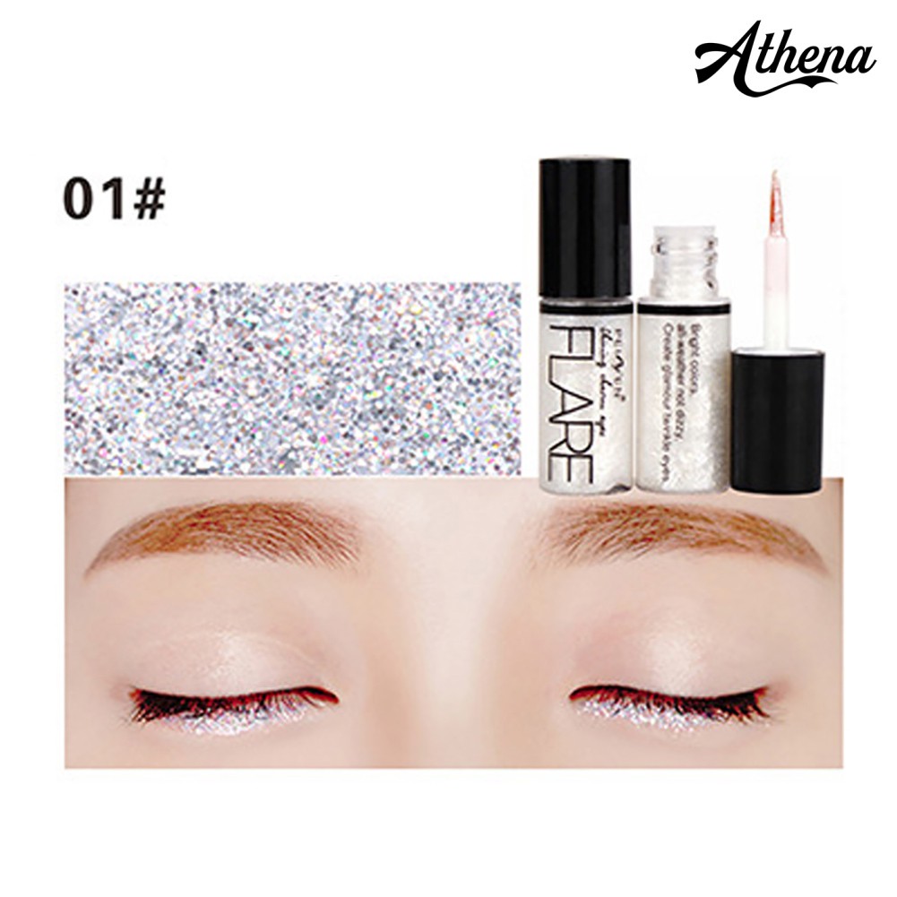 Eye shadow Glitter Metallic Eyeliner Eyeshadow Pen Shimmers Waterproof ...