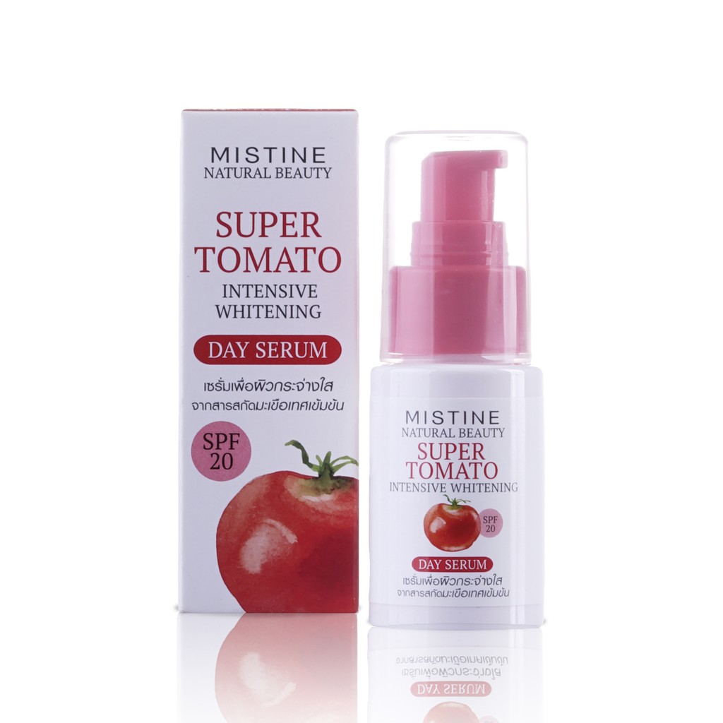 (หมดอายุ เดือน 12/2021) เดย์เซรั่มมะเขือเทศอิตาลี Mistine Natural ...
