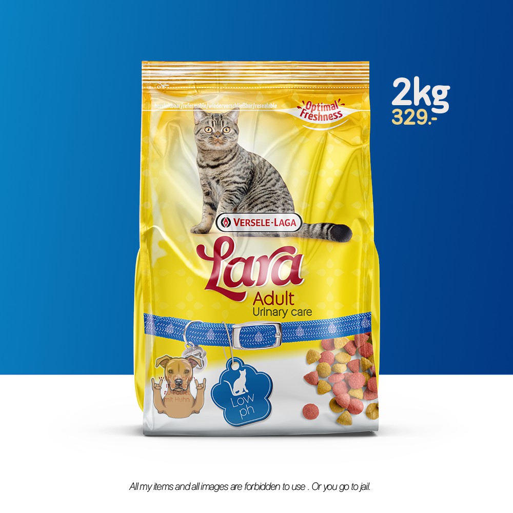 Lara Cat ลาร่า อาหารแมวโปรตีนสูง Food Turkey Chicken Sterilized indoor ...