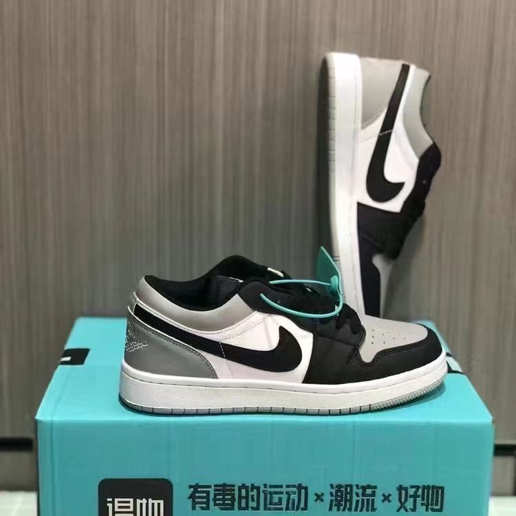 CR-71 Sock Air Jordan 1 top Low Sneakers Men Women kasut kulit aj ...