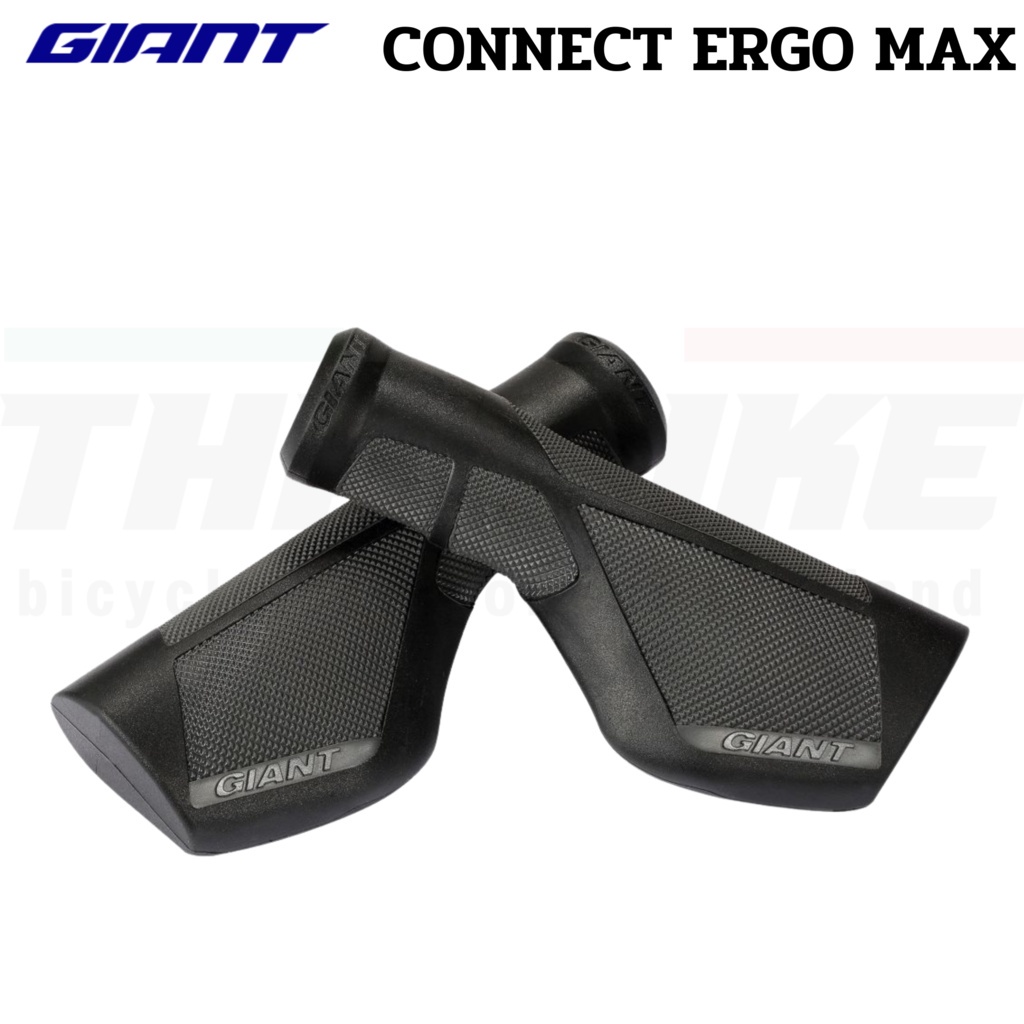 ปลอกแฮนด์จักรยานเสือภูเขา Giant Ergo Max Grip 135มม. (Black/Gray ...