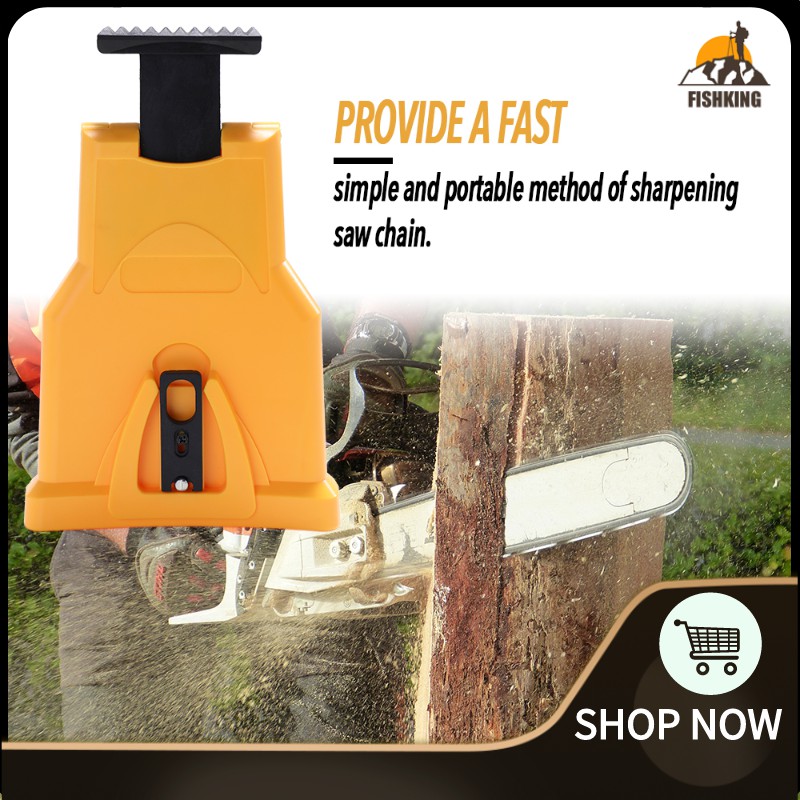 FIKI-NEW Professional Saw Chain Sharpening Tool Fast Saw Sharpener ...