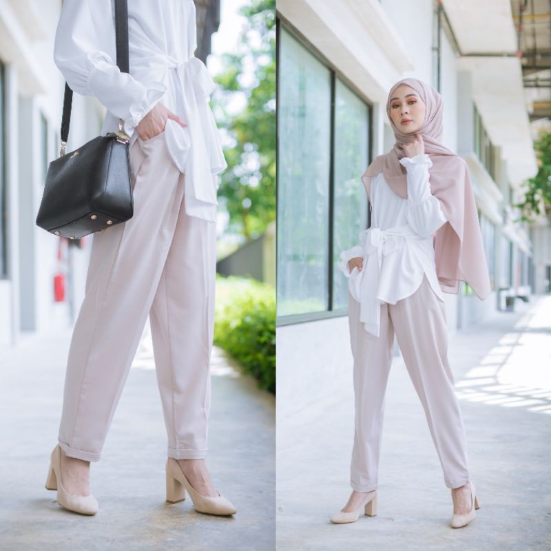 SALE! Ellie Muslimah tapered pants/Baggy pants ( loose style) S-3XL ...