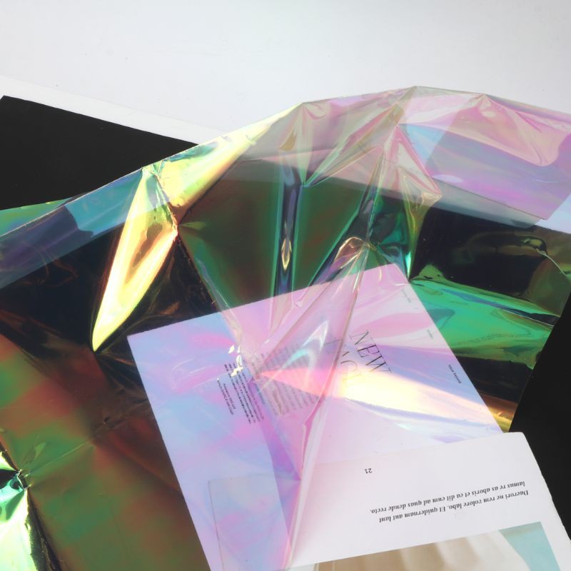 Laser Aurora AB Effect Reflective Mirror Paper DIY Epoxy Resin Jewelry ...