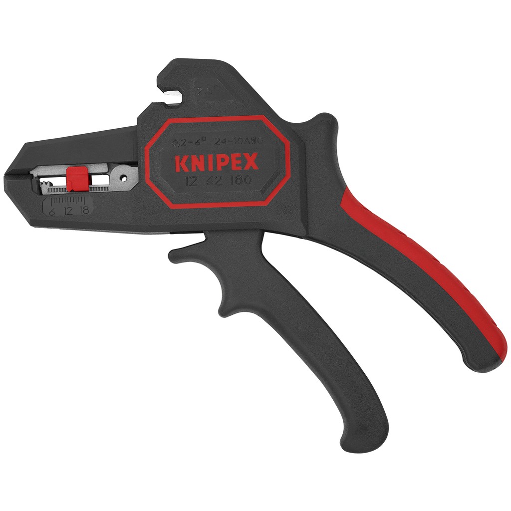 KNIPEX Automatic Insulation Stripper คีมปอกสายไฟ รุ่น 1262180 | Shopee ...