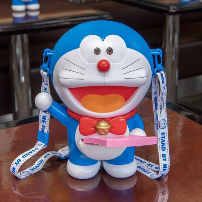 พร้อมส่ง Limited ถังป๊อปคอร์นโดราเอม่อน จาก USJ doraemon popcorn - ao ...