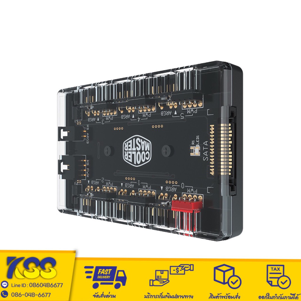COOLER MASTER MASTERFAN ARGB AND PWM HUB | Shopee Thailand
