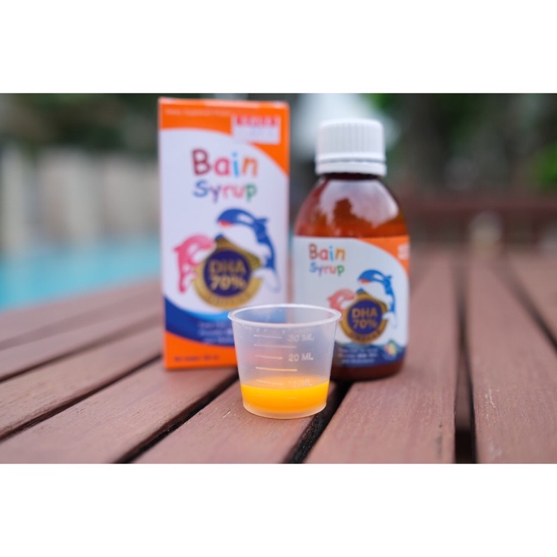Bain Syrup DHA70 150ml. เบนไซรัป Nutrimaster น้ำมันปลา บำรุงสมอง nutri ...