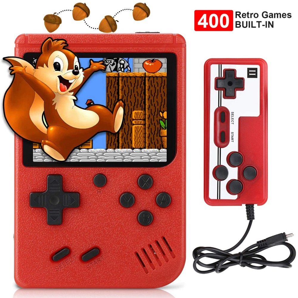 2021 New 400 IN 1 Game Player Mini Handheld Portable Retro Console 8 ...