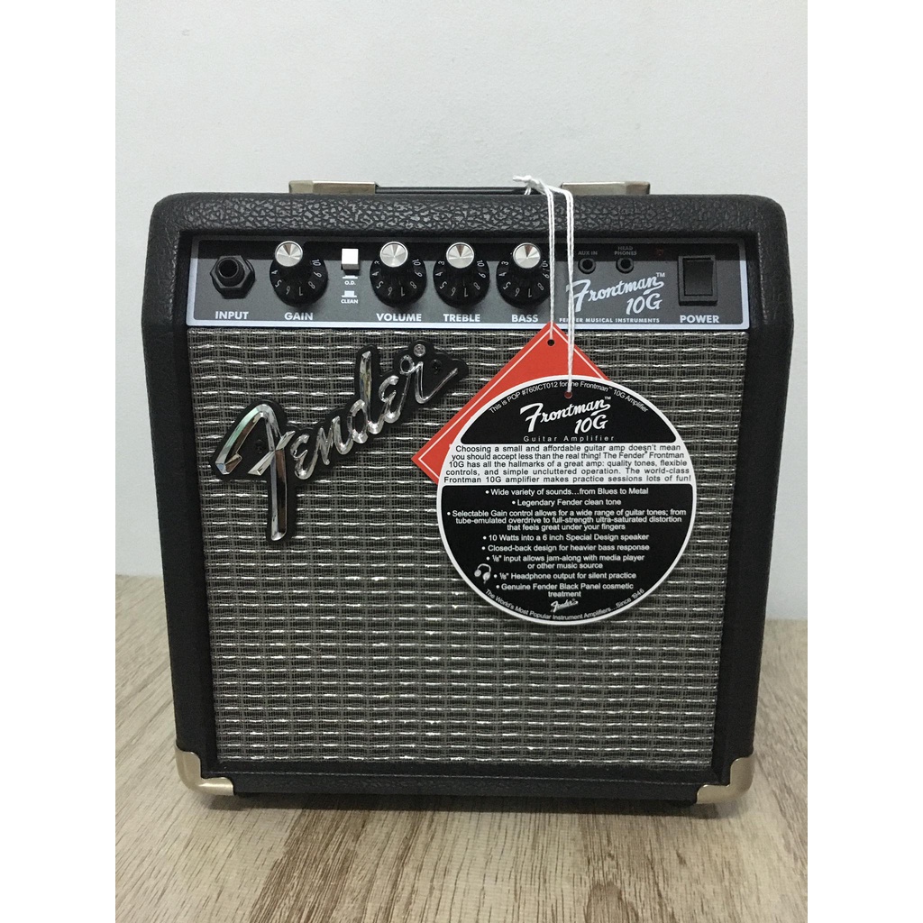 แอมป์กีต้าร์ไฟฟ้า Fender Frontman 10G - aontheritz - ThaiPick