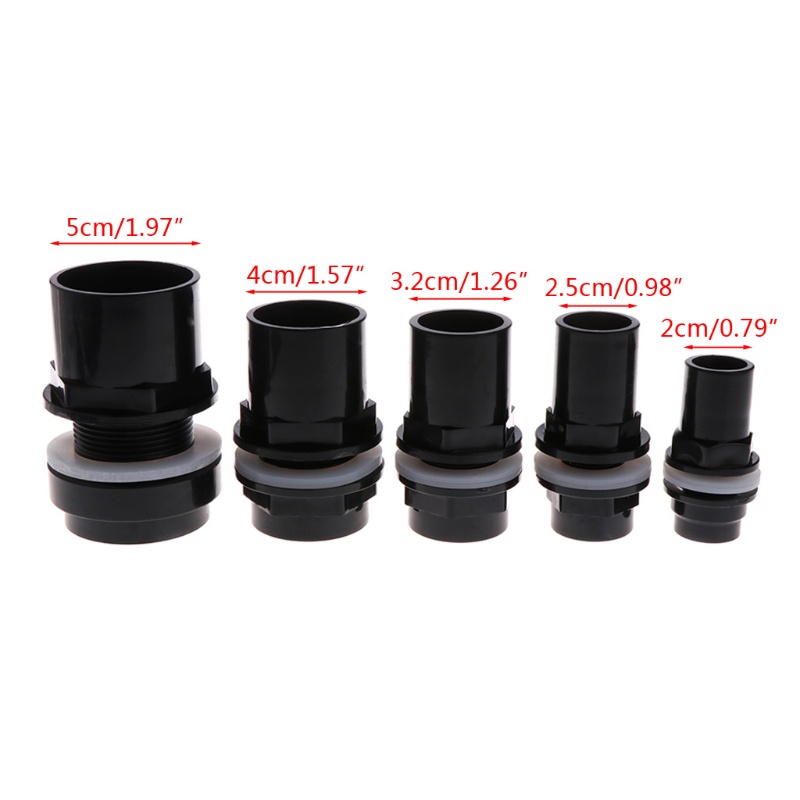 Aquarium Inlet Outlet Fitting Head Water Pipe Fitting Connector 20/25 ...