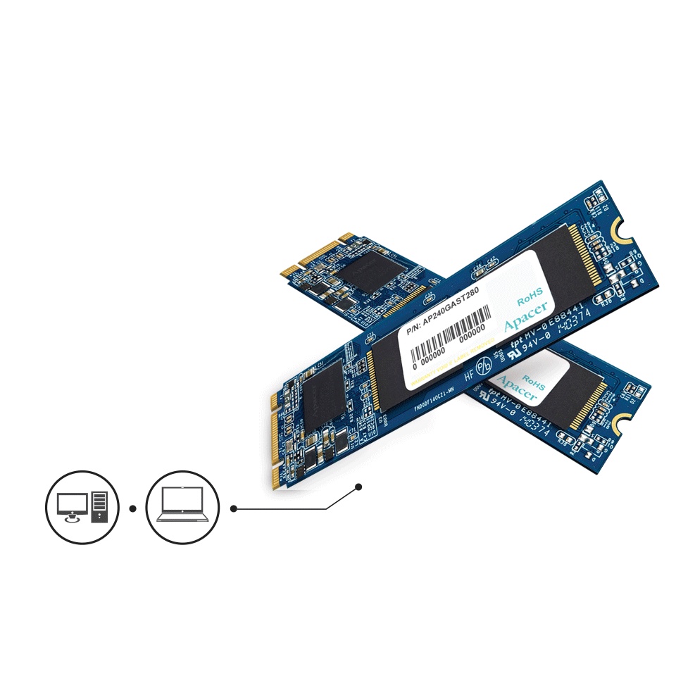 Apacer SSD AST280 M.2 120GB Standard (Single) Up to 500470MBs ...