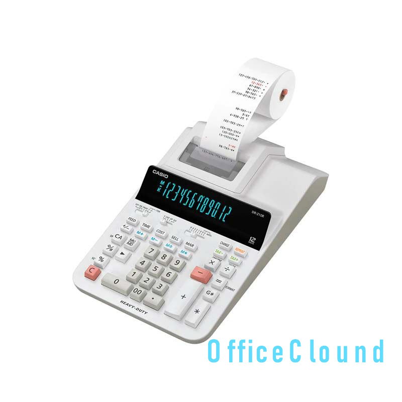 DR-210R เครื่องคิดเลขพิมพ์กระดาษ Casio 12 หลัก ของแท้ ของใหม่ ประกัน ...