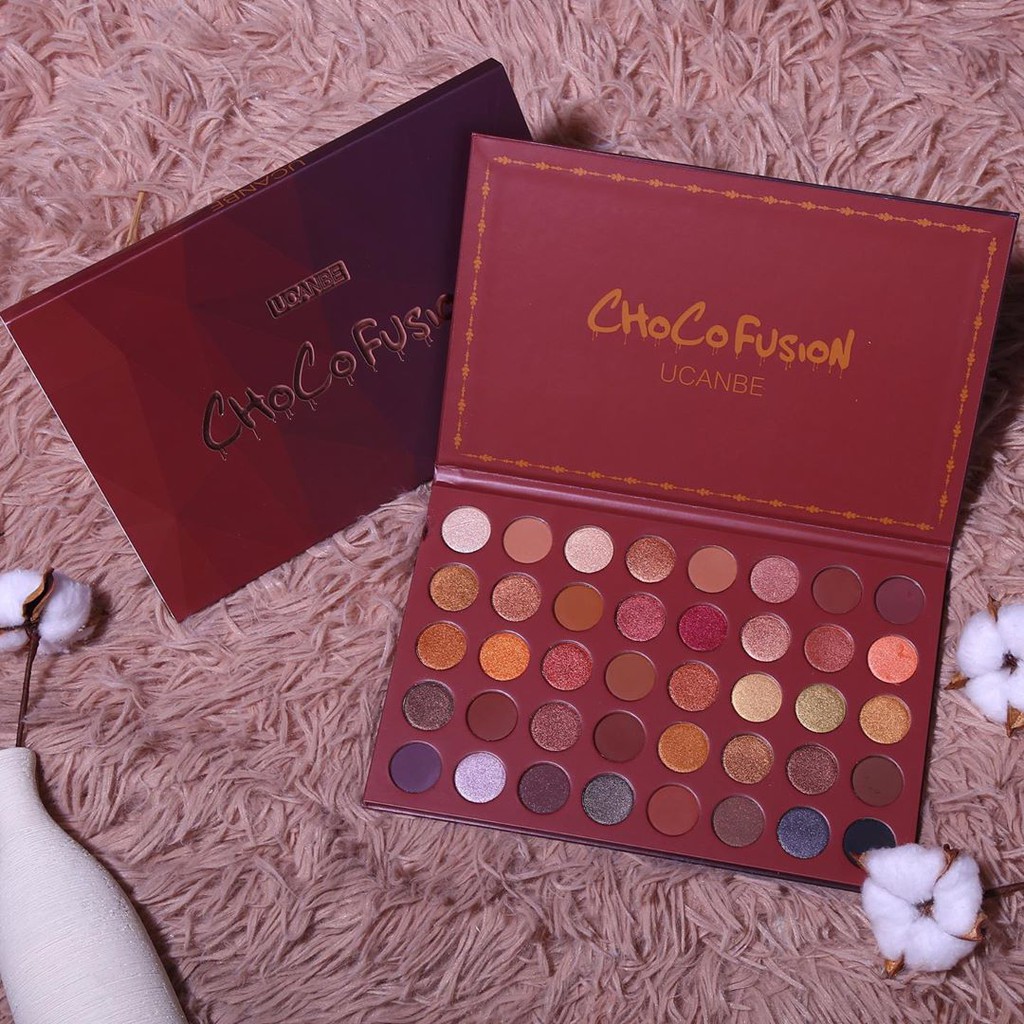 พร้อมส่ง UCANBE CHOCO FUSION Eyeshadow Palette | Shopee Thailand