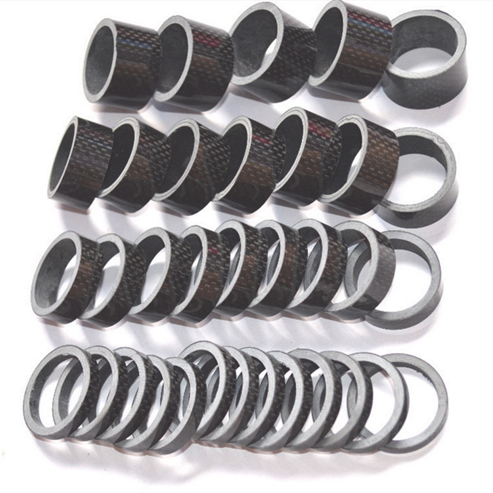 Bicycle Carbon Fiber 3mm/5mm/10mm/15mm/20mm Bike Stem Spacer Washers ...