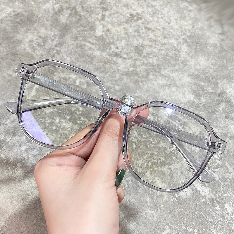 2020 แว่นตาธรรมดาแนวโน้มกรอบแว่นตาใหม่TR90 กระจกแบนชายและหญิงสากลสามารถติดตั้งกับสายตาสั้น - cea ...