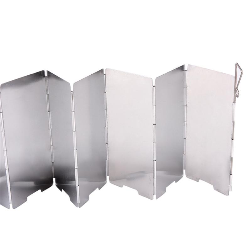 Jay 9 Plates Wind Deflectors Foldable Outdoor Camping Gas Stove Wind ...