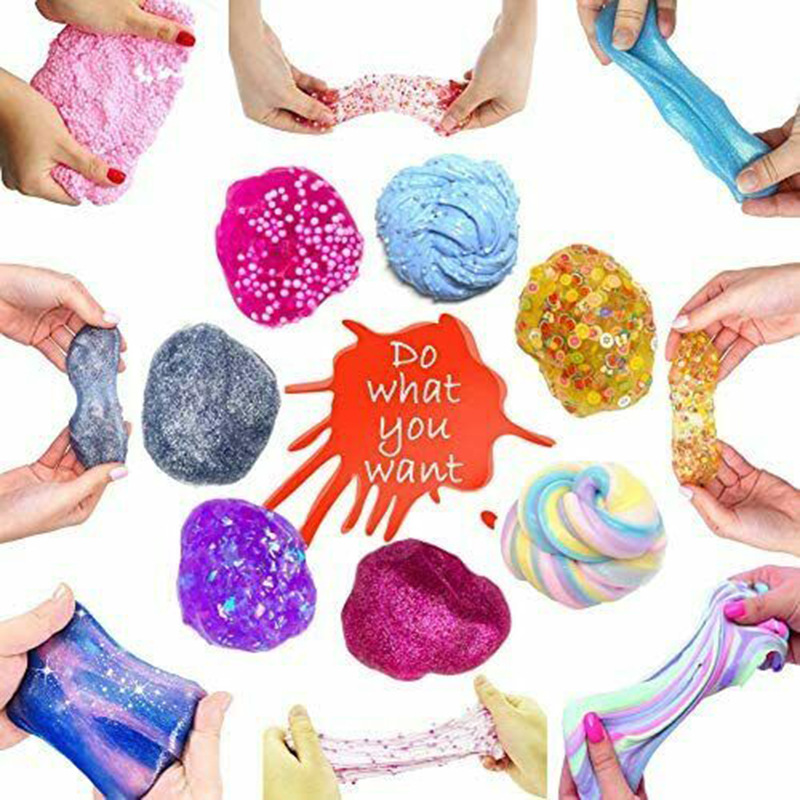 DIY Slime Kit Slime Mud Model Squeeze Putty Kit Plasticine Set ...
