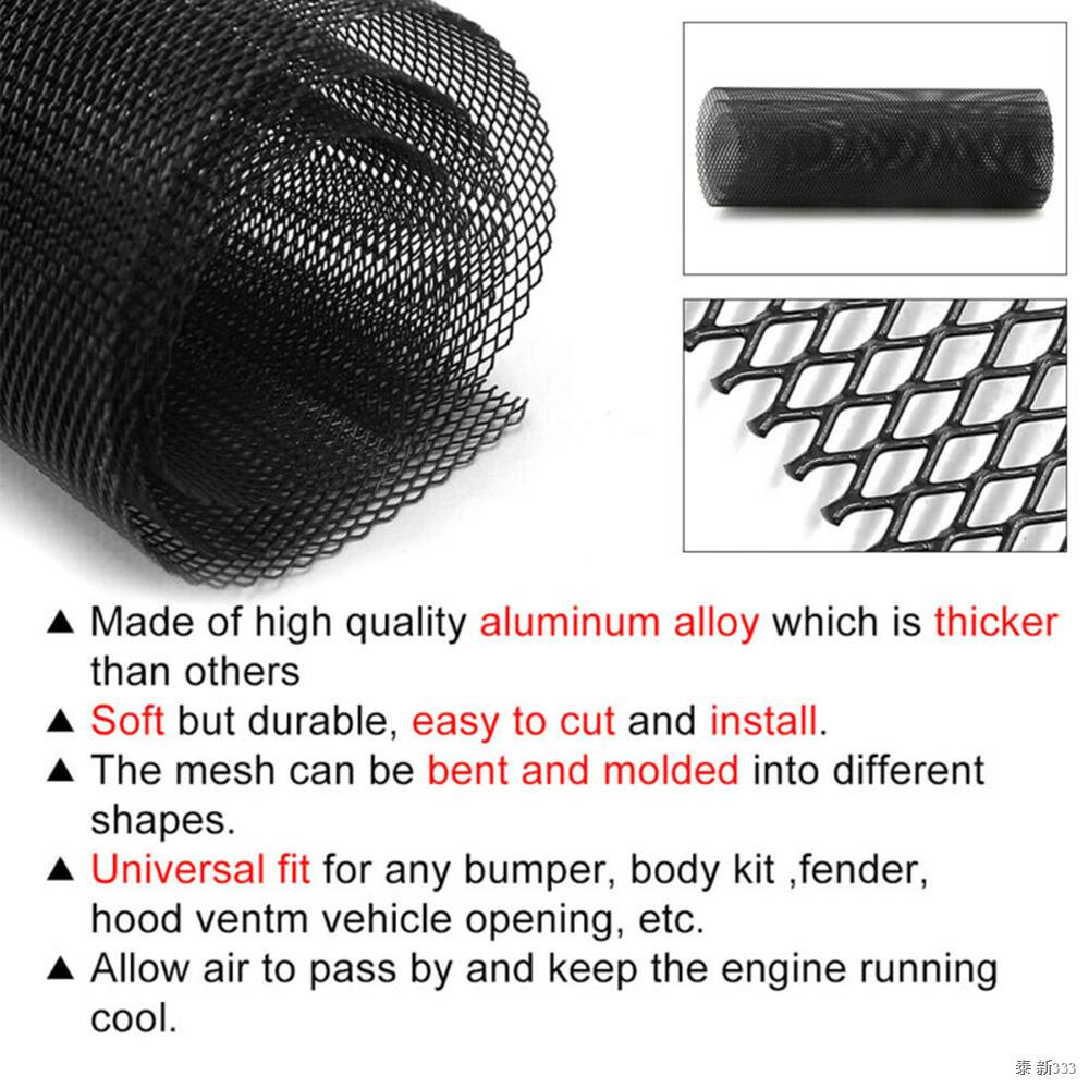 Universal 10*20MM Car Front Bumper Racing Grille Mesh Vent Car Tuning ...