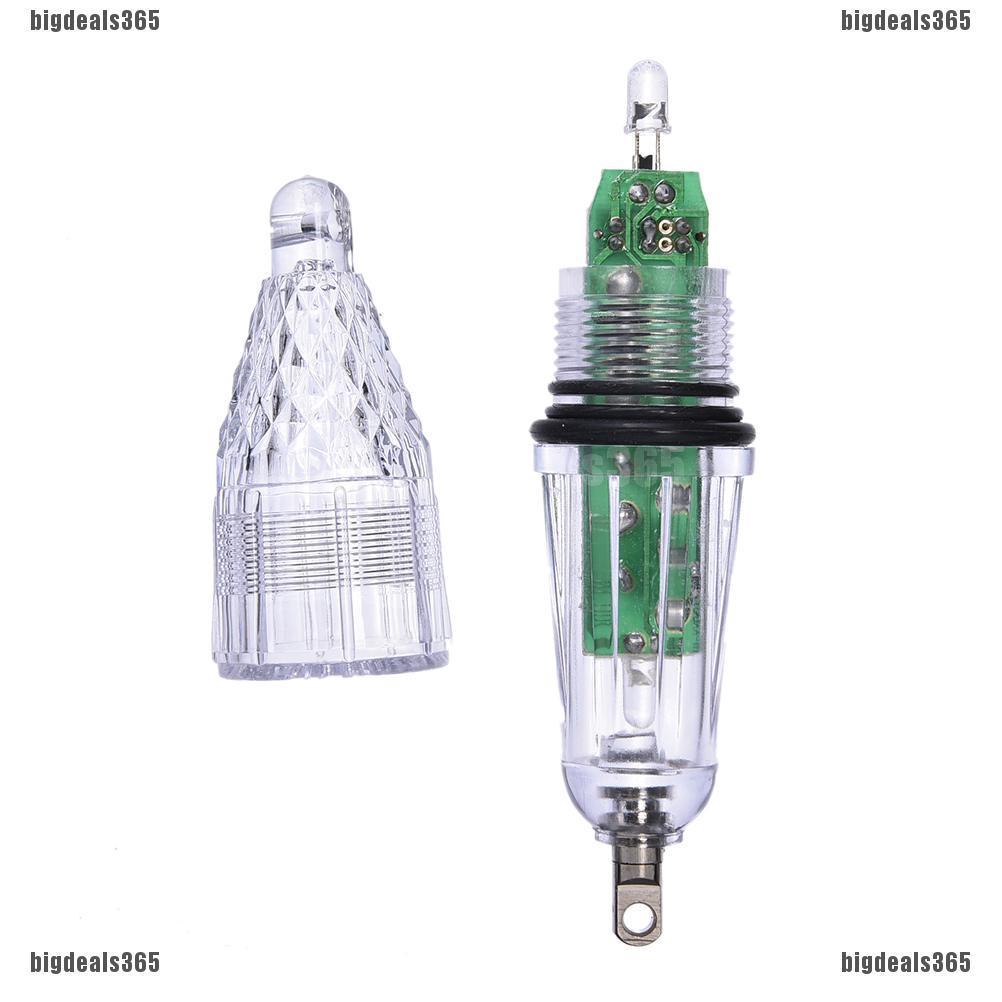peril LED Mini Deep Drop Underwater Fishing Squid Bait Lure Light Blue ...